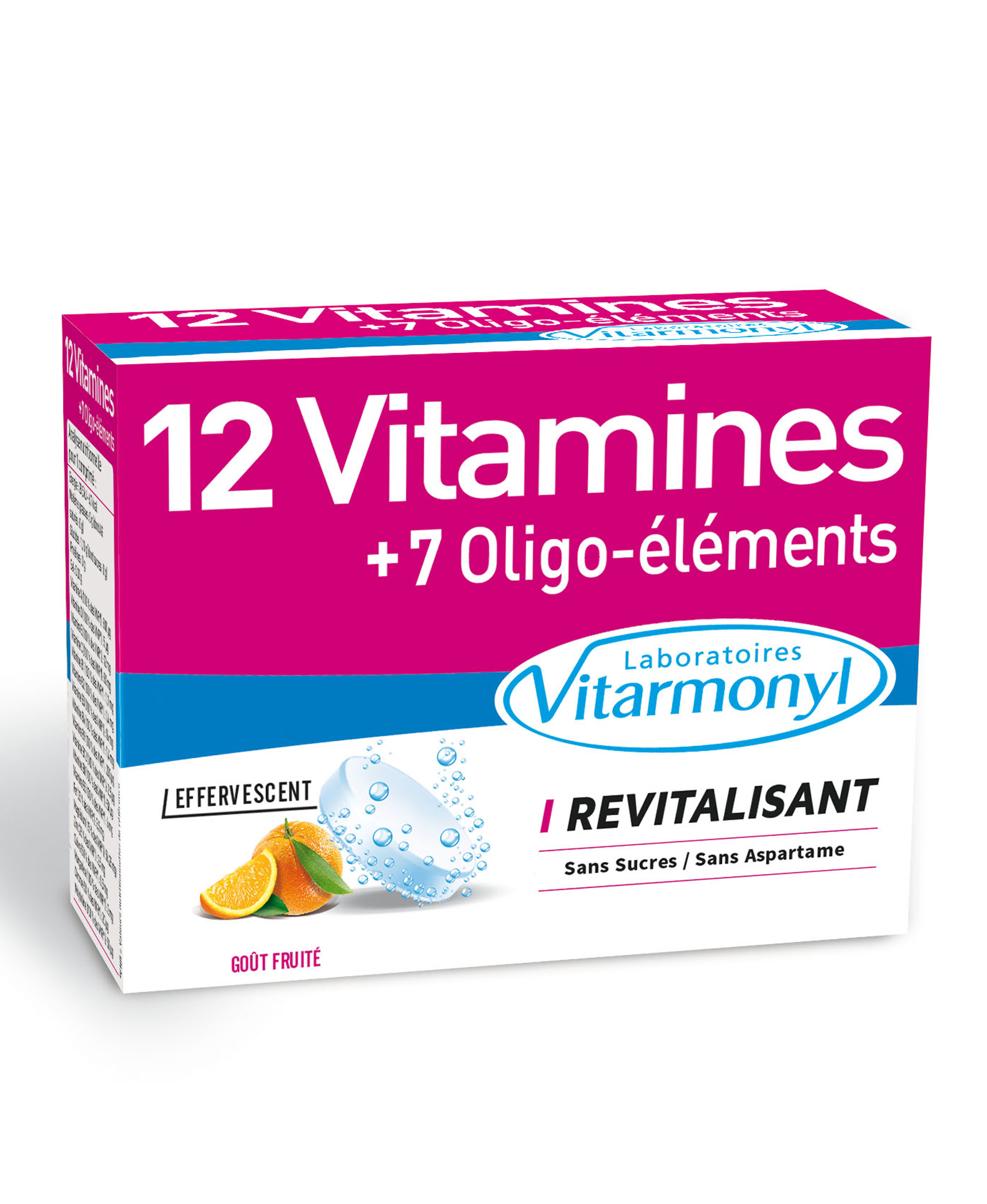VITARMONYL 12 VITAMINES OLIGO ELEMENTS EFFERVESCENT - NaturéBio